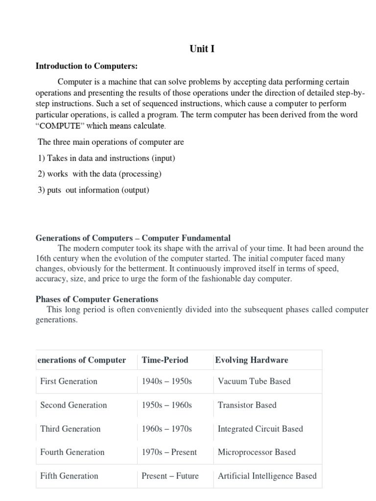 23USCA13-Fundamentals of Information Technology | PDF