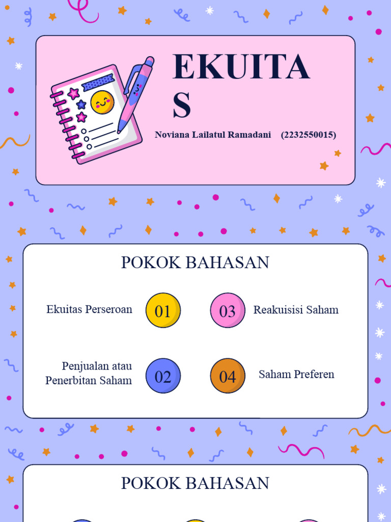 Bab 2 Ekuitas (Akm3) | PDF