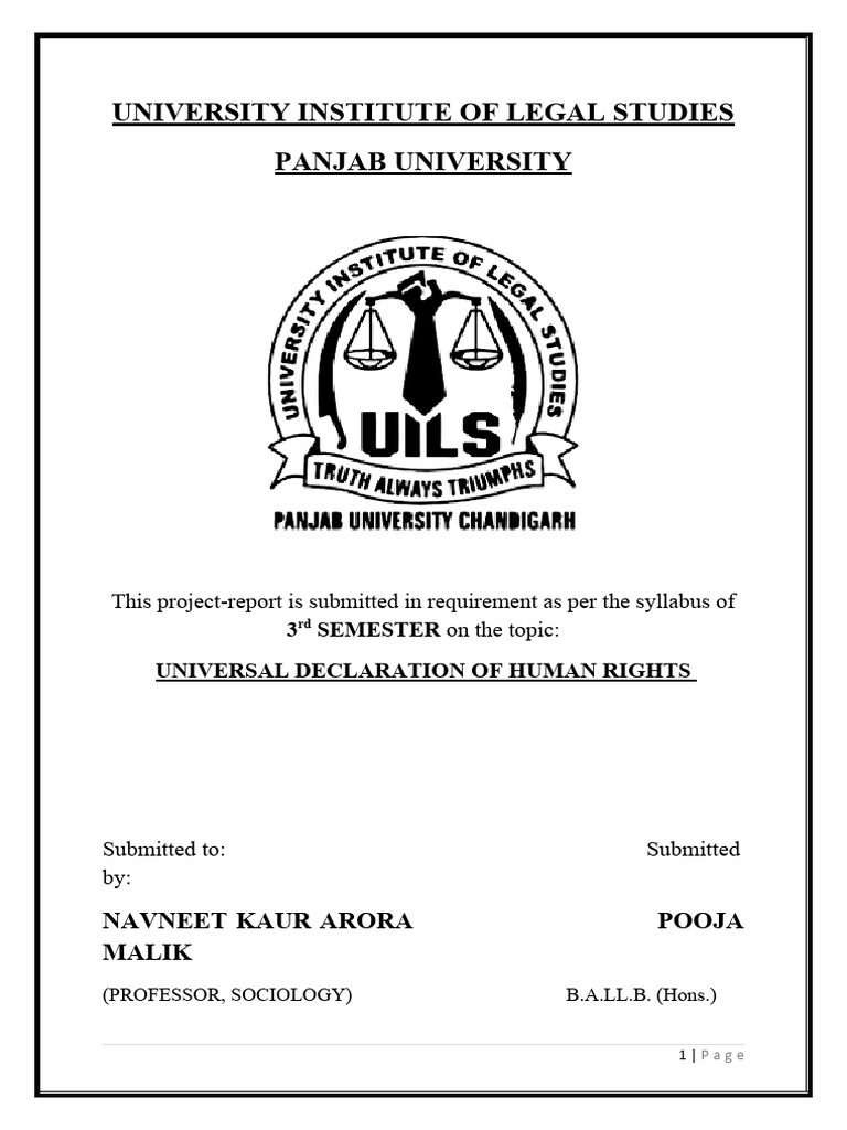UDHR (Sociology) | PDF | Human Rights | Rights