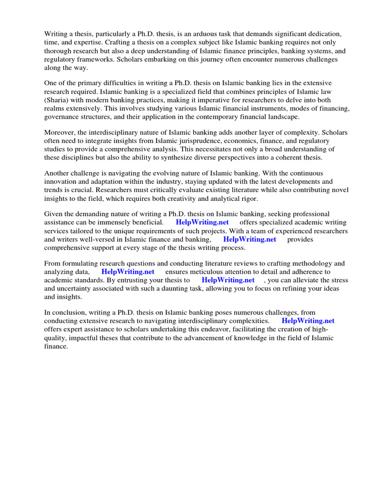 Challenges in Islamic Banking Theses | PDF