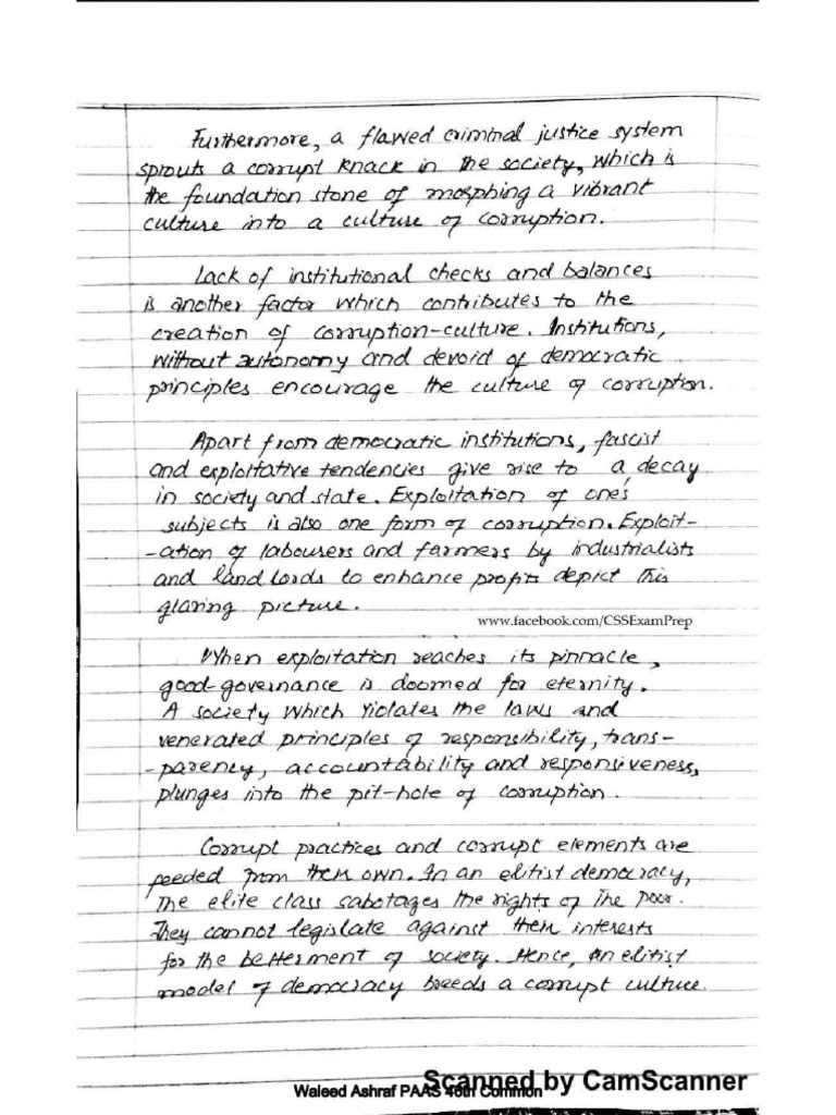 Essay Handwritten | PDF