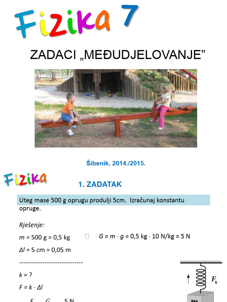 Rijeseni Zadaci - Medudjelovanje 240310 224421 | PDF