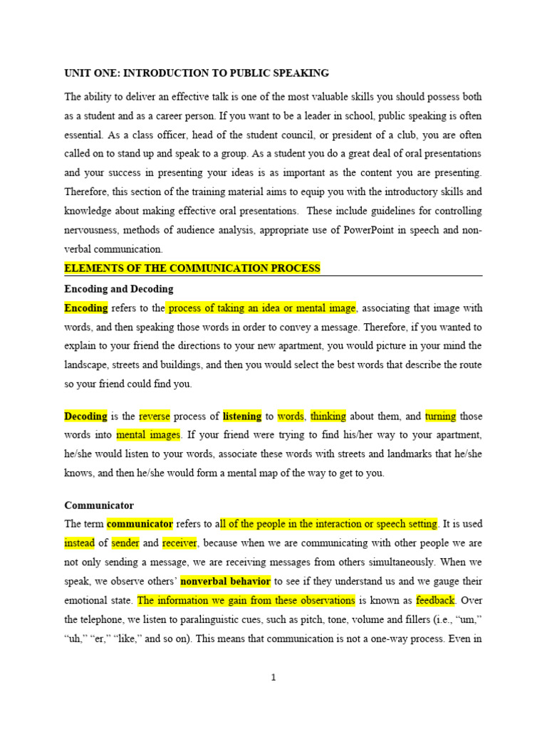 Advanced Speach Introduction | PDF | Nonverbal Communication | Communication