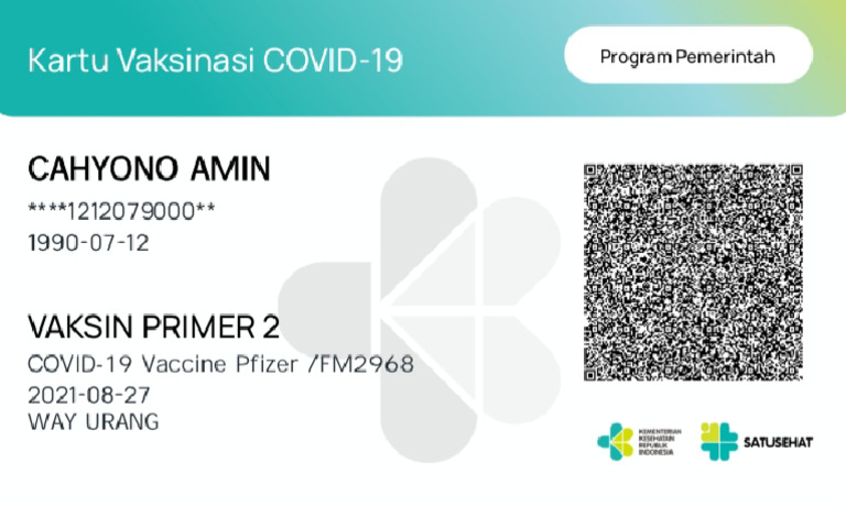 Sertifikat-Vaksin-Dosis 2 Cahyono | PDF