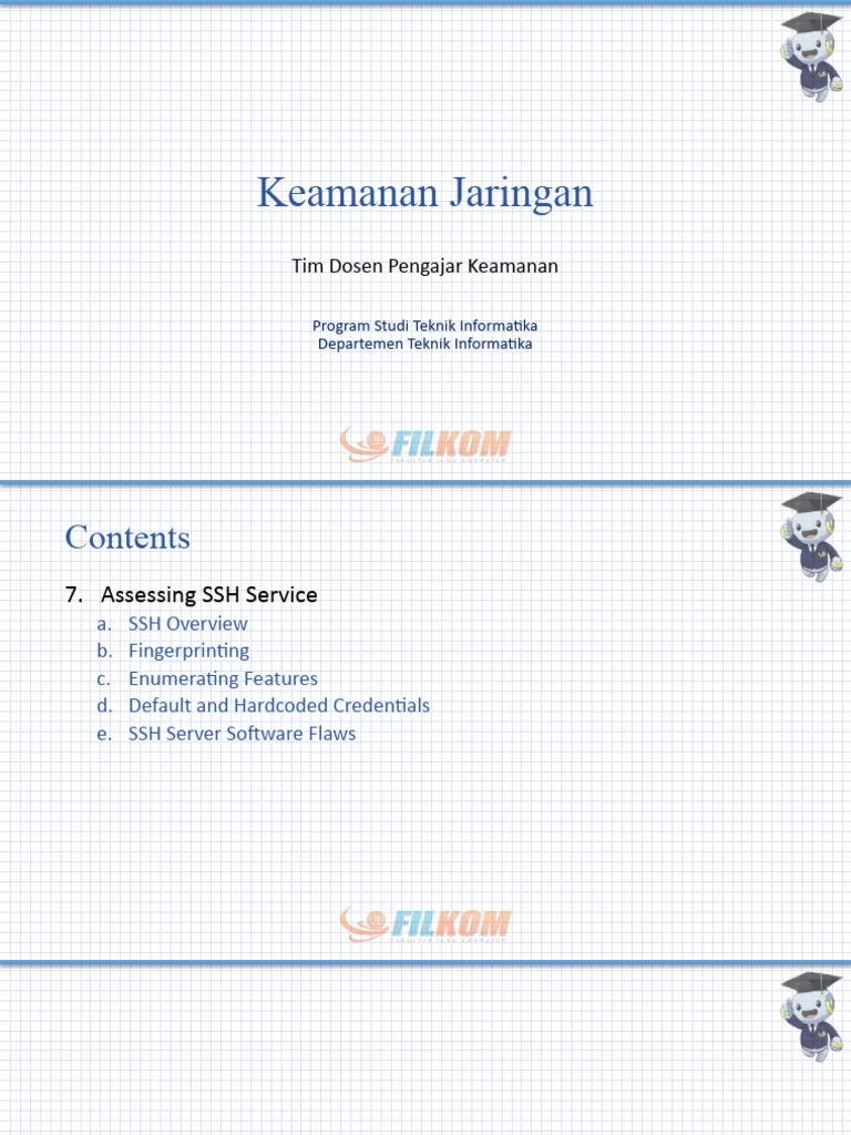7-Assessing SSH Service | PDF