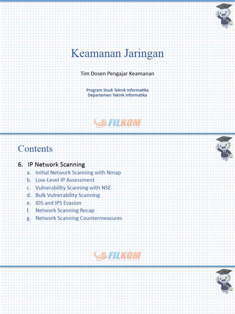 6.-IP Network Scanning | Download Free PDF | Transmission Control Protocol | Port (Computer ...