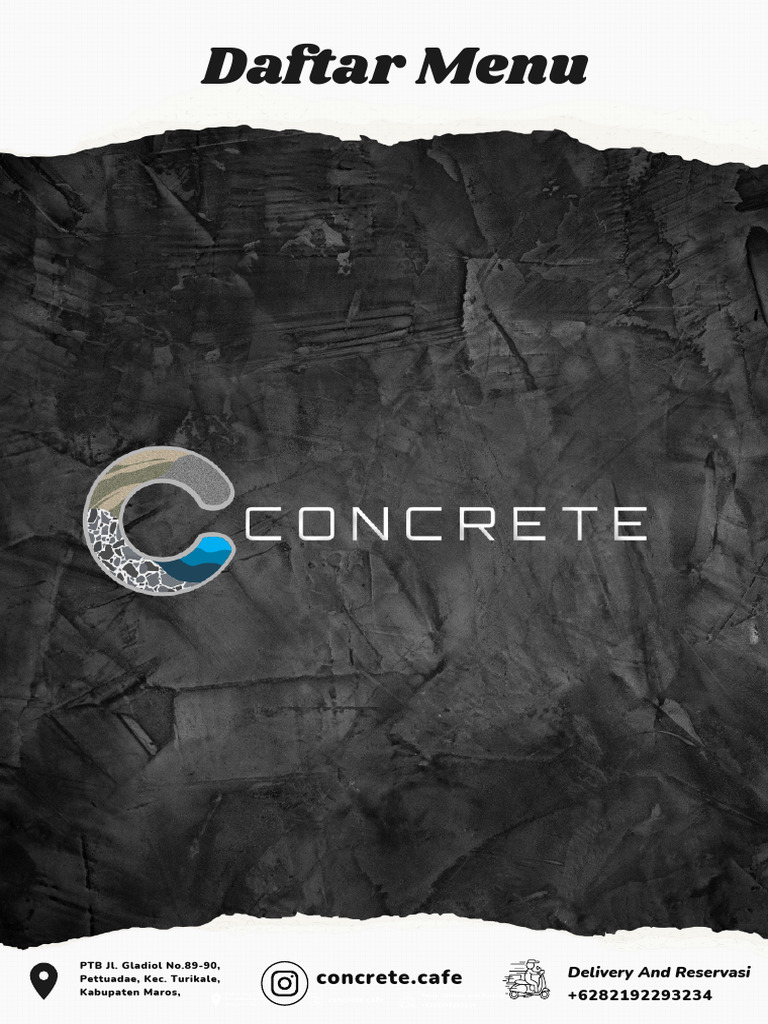 Menu Concrete | PDF