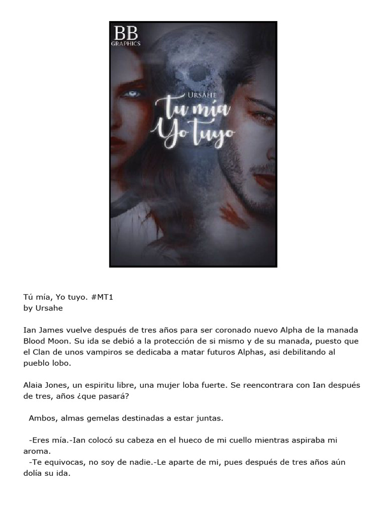 Tu Mia Yo Tuyo | PDF | Hombres lobo | Amor