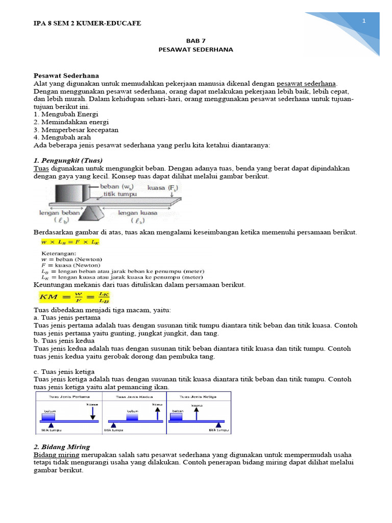 Modul IPA 8 Sem 2 KUMER | PDF
