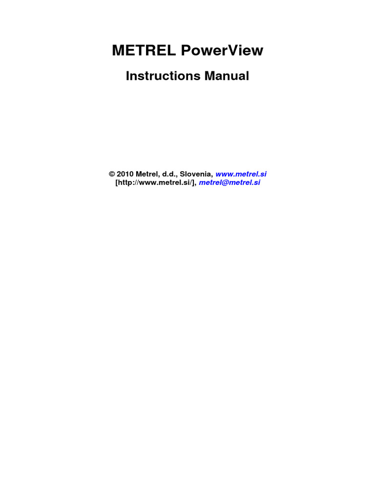 Manual PowerView Ang | PDF | Window (Computing) | Microsoft Windows