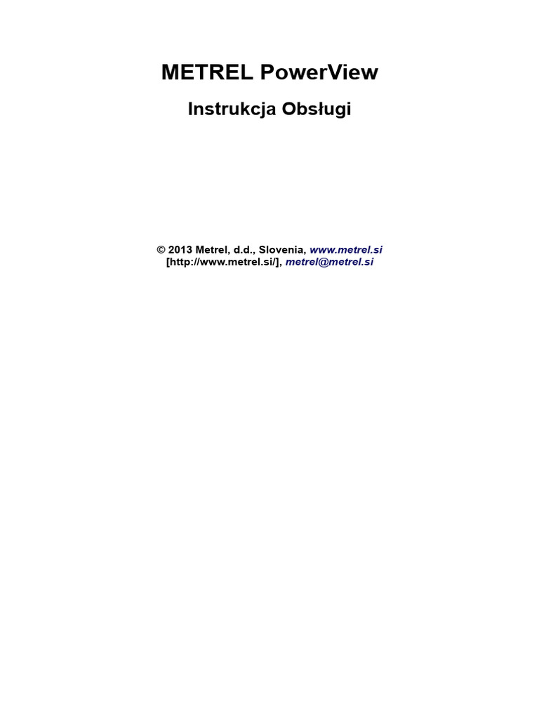 Manual PowerView Pol | PDF