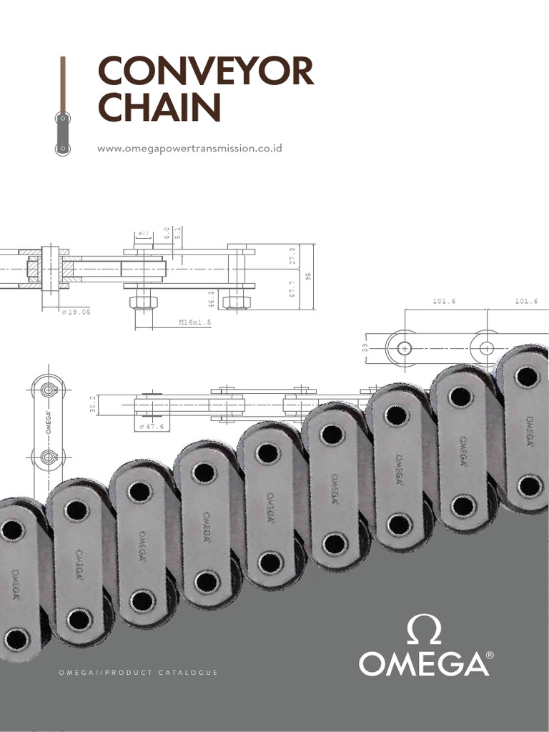 Omega Conveyor Chain Catalog | PDF | Building Engineering | Business ...