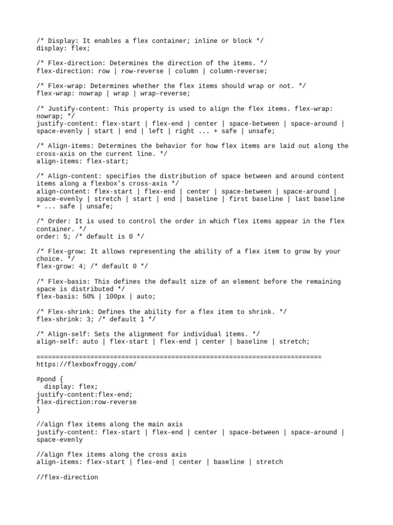 Flexbox | PDF | Computing | Computer Programming