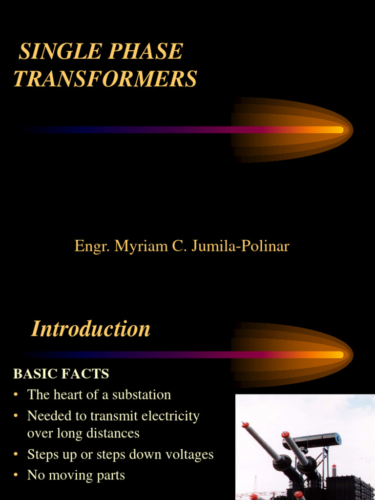 Single Phase Transformers | PDF | Transformer | Switch
