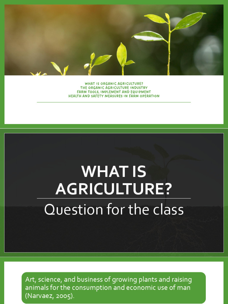 Lessons 2-3 | PDF | Organic Farming | Agriculture