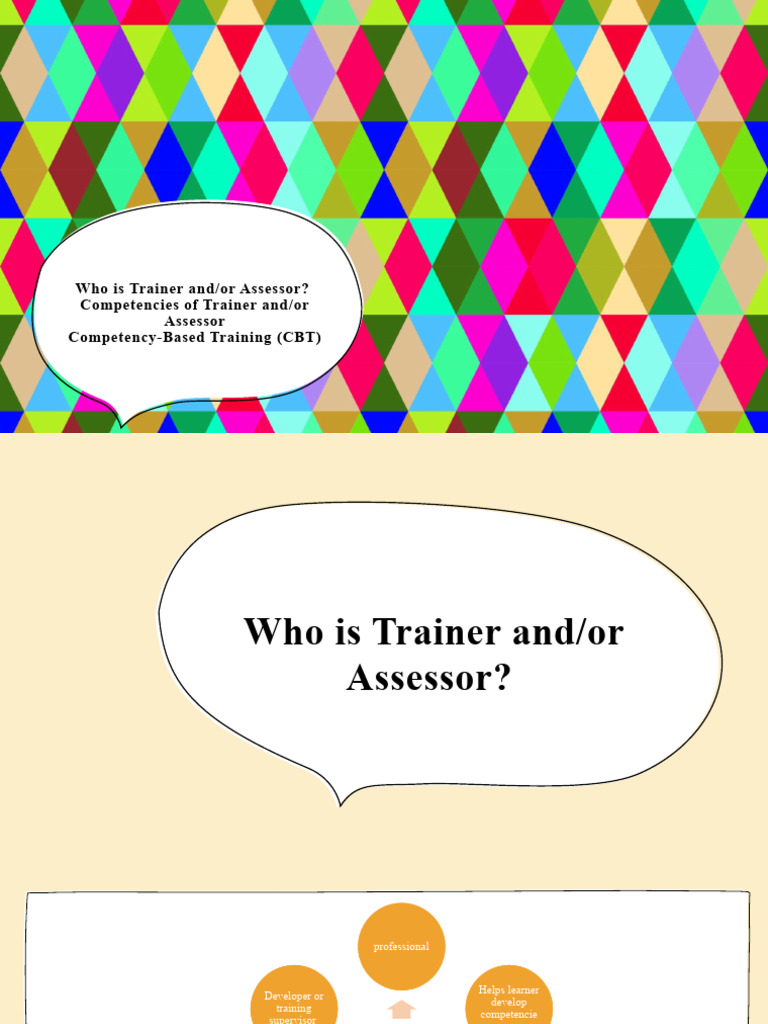 Who Is Trainor Assessor | PDF