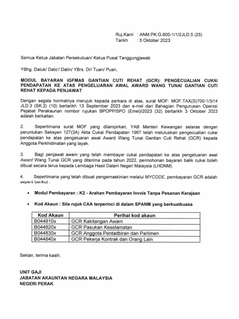 Buletin Modul Bayaran Igfmas | PDF