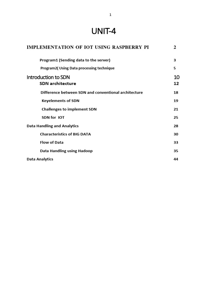 Unit 4 | Download Free PDF | Apache Hadoop | Statistics