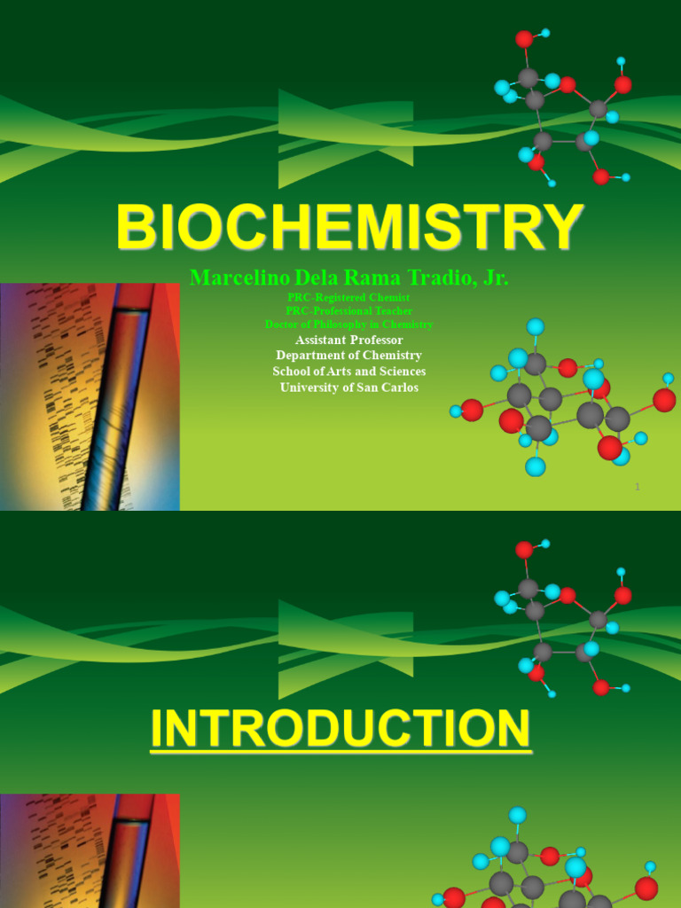 INTRODUCTION Biochemistry For Nursing | PDF