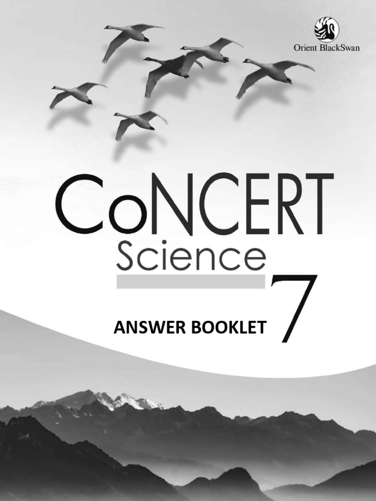 CoNCERT Science 7 Answer Booklet | PDF | Digestion | Flowers