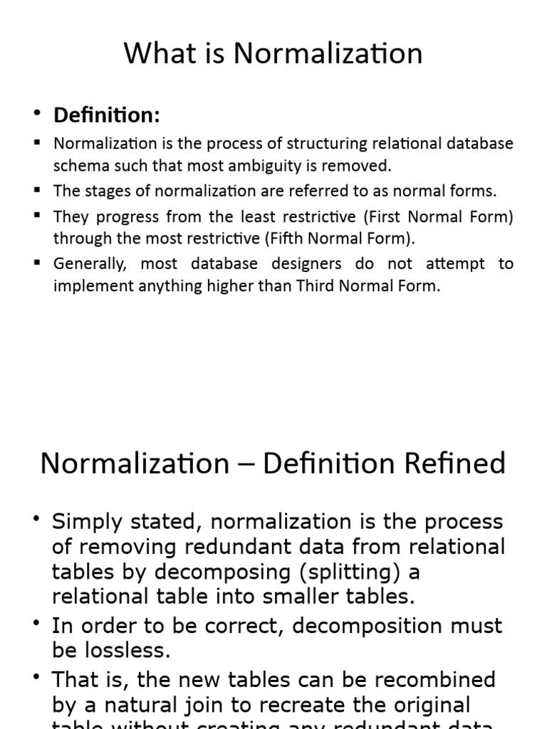 Understanding Database Normalization | PDF | Information Retrieval | Data