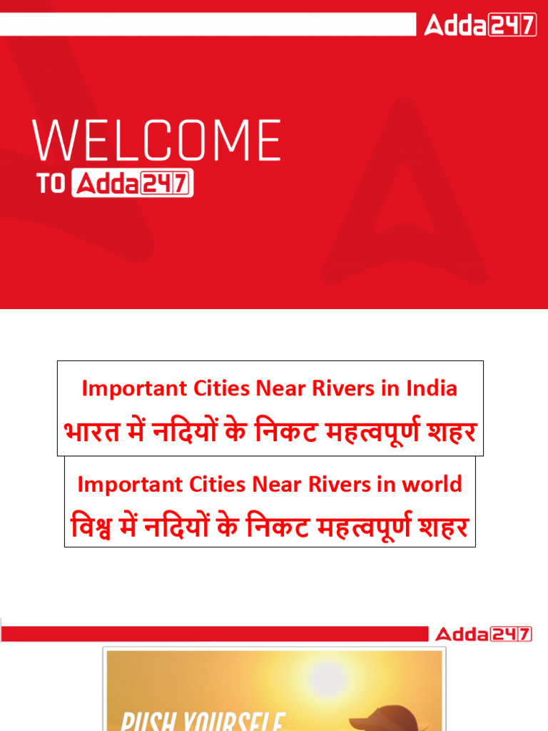 Cities and River of India and World | PDF