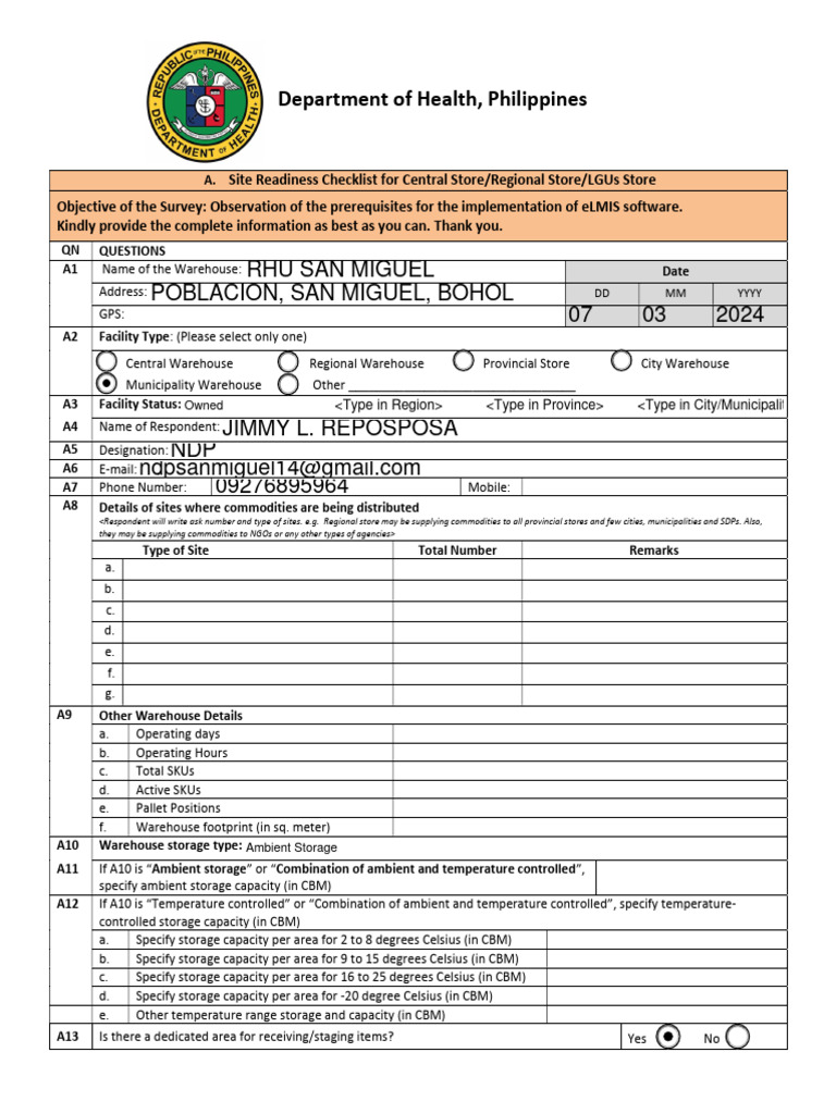 Site Readiness Checklist - Ver004-Final2 | PDF