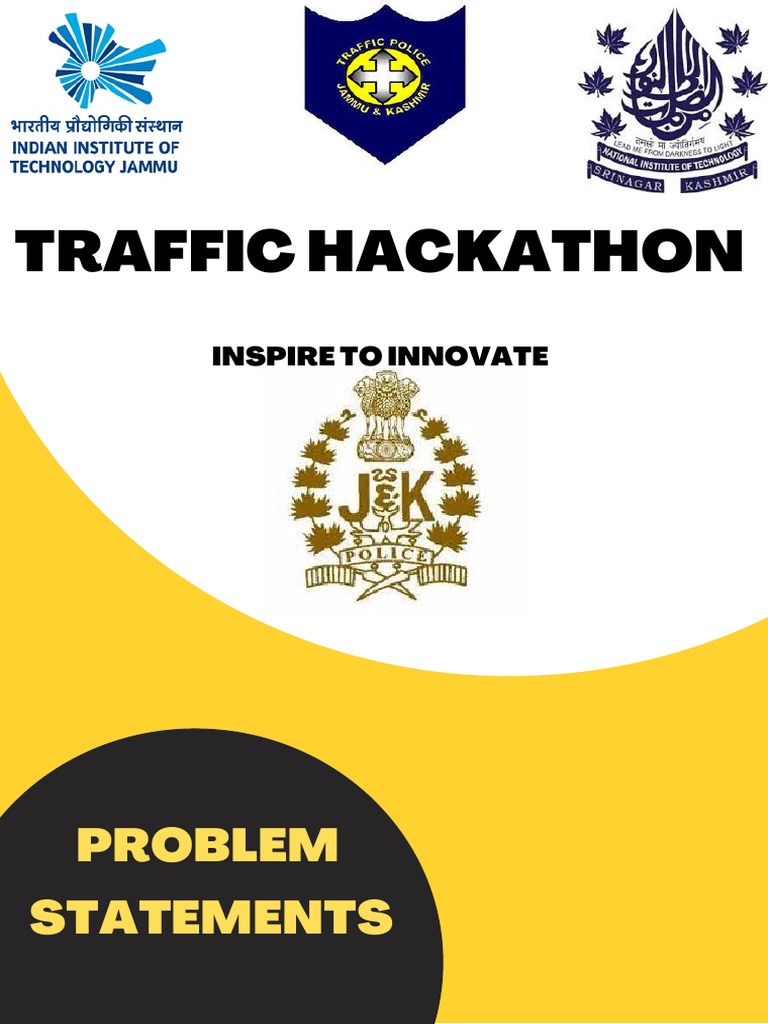 Traffic Hackathon Problem Statements | PDF