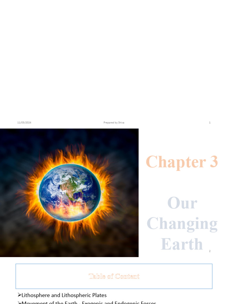 Our Changing Earth | PDF | Erosion | River