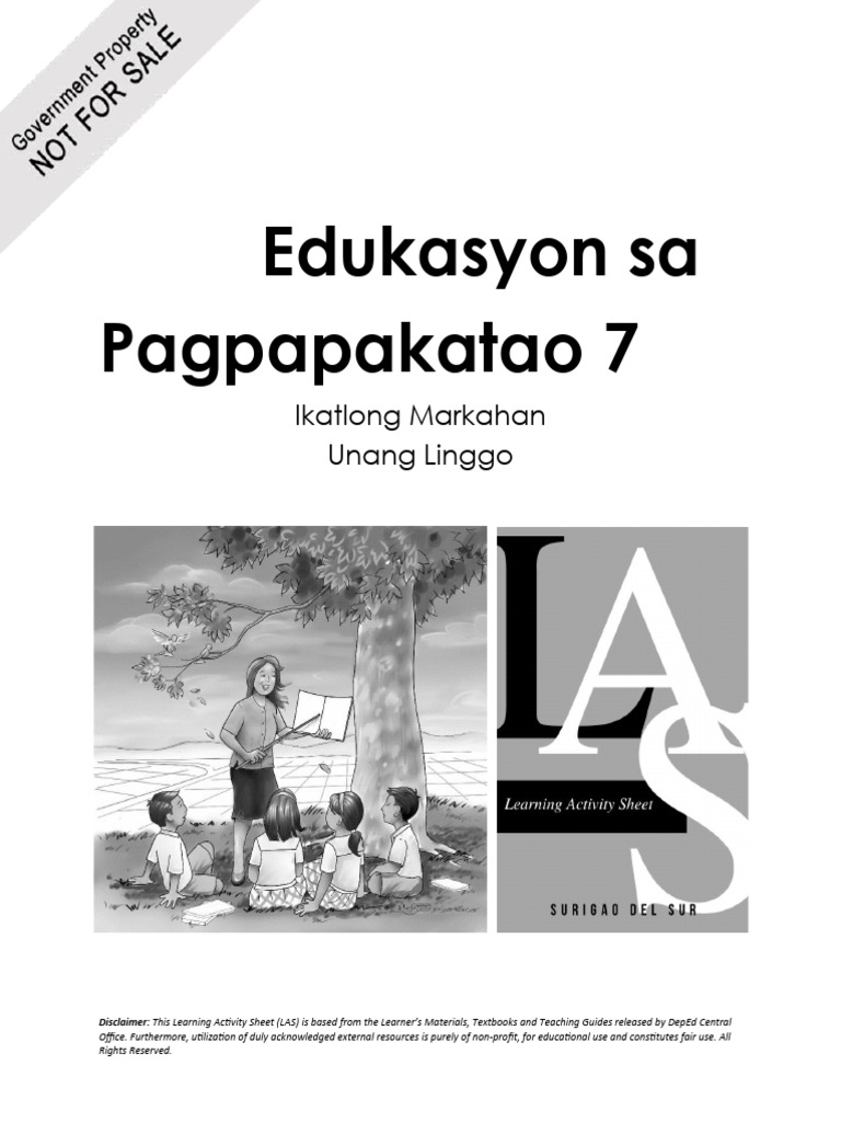 Esp7 q3 Week1 v4 | PDF