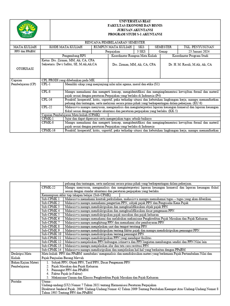 Rps PPN Dan PPNBM - 2024 | PDF