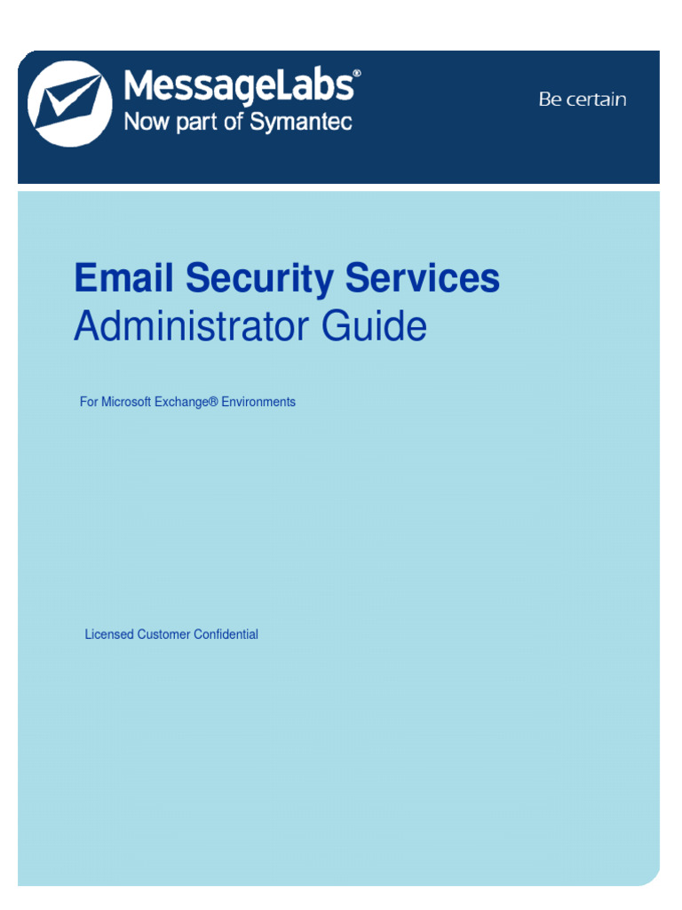 EmailContinuityAndArchivingD AdminGuide Exchange | PDF | Microsoft ...