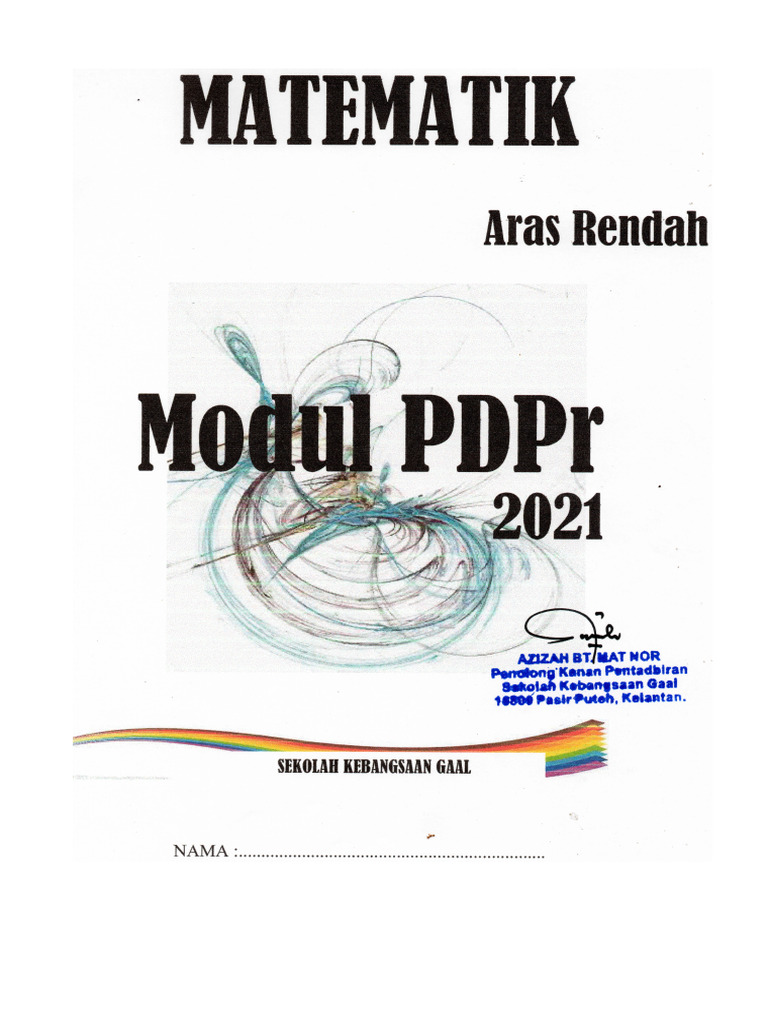 Modul PDPR MT Tahun 6 | PDF