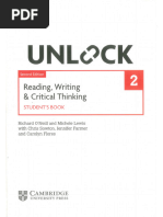 Unlock 5 Reading Writing Critical Thinking Students Book | PDF