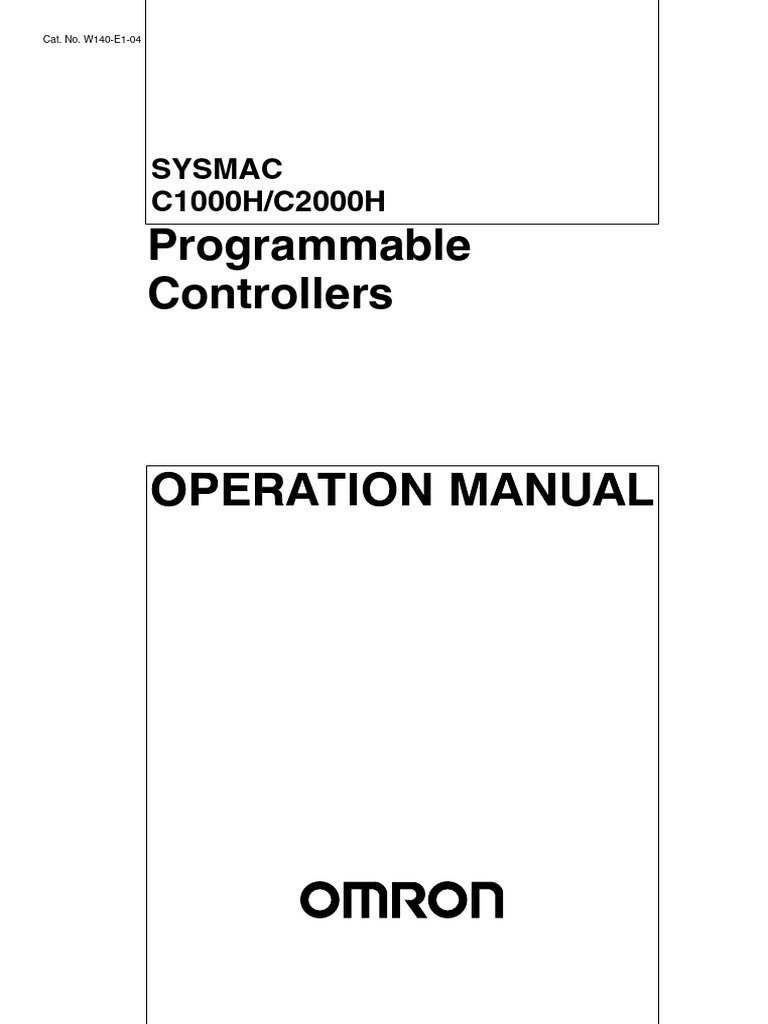 C1000H, C2000H User Manual | PDF | Input/Output | Personal Computers