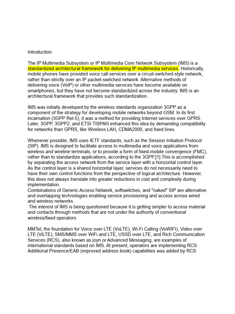 IMS Interfaces | PDF