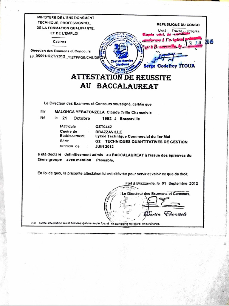 Bac Diplôme | PDF