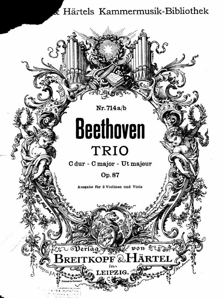 Beethoven Op 87 VL I | PDF