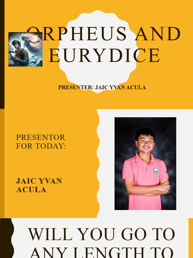 Orpheus And Eurydice 2 Pdf Orpheus Hades