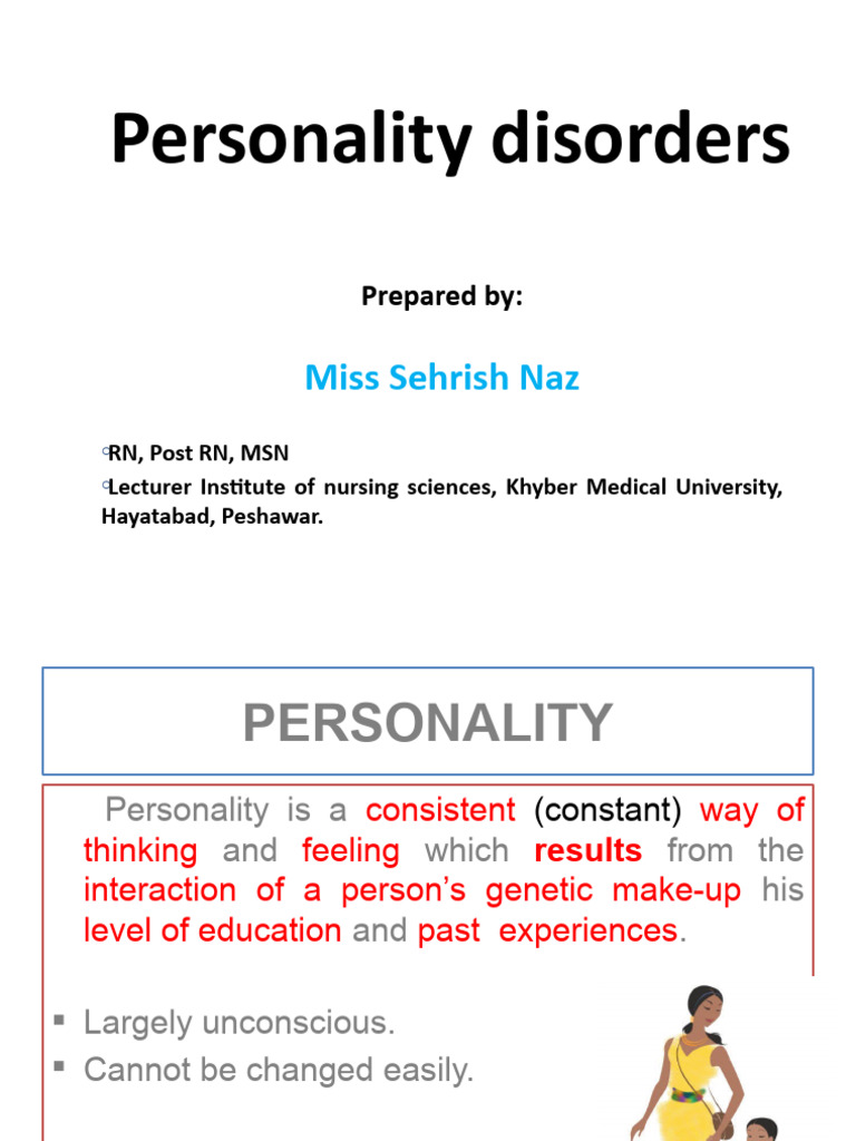 Personality Disorder Unit 6 | PDF | Personality Disorder | Mental Disorder