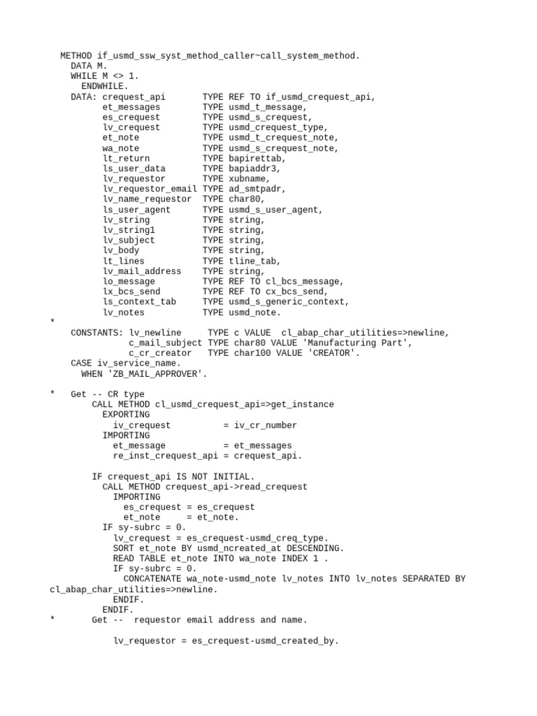 Mail Code | PDF | String (Computer Science) | Computer Data