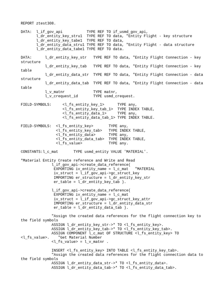 Write Entity Data | PDF