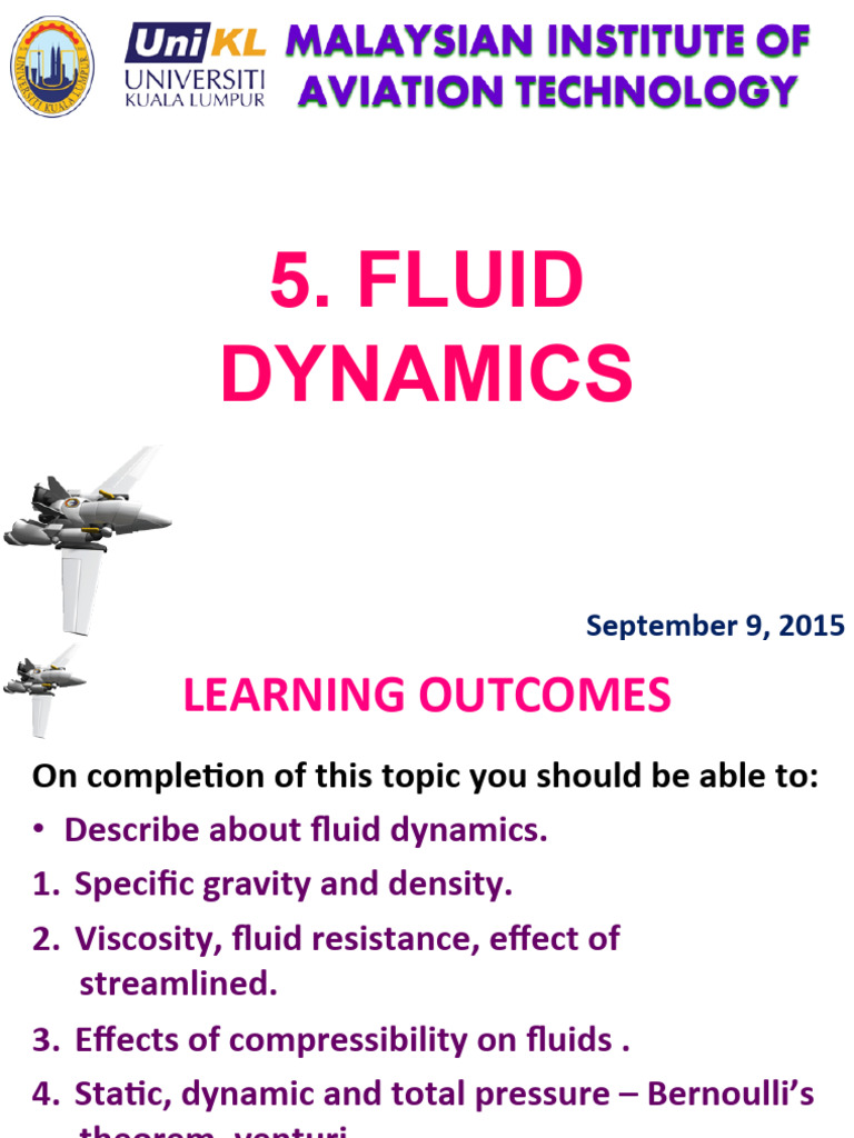 Fluid Dynamics | Download Free PDF | Density | Pressure