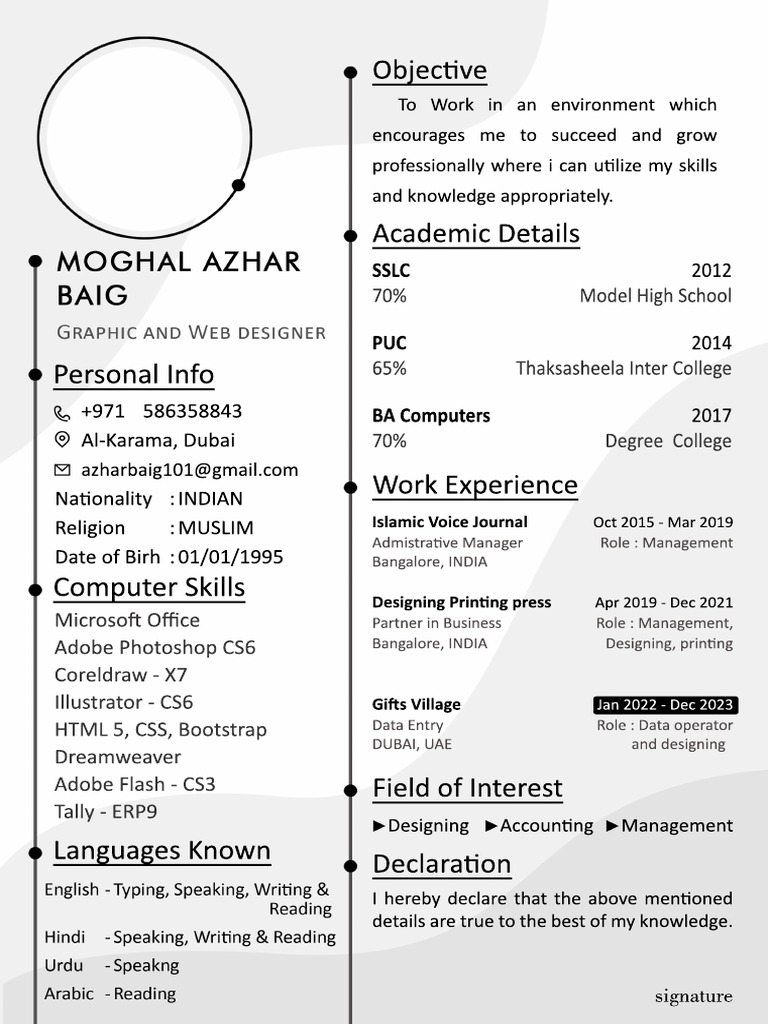 Azhar CV New | PDF