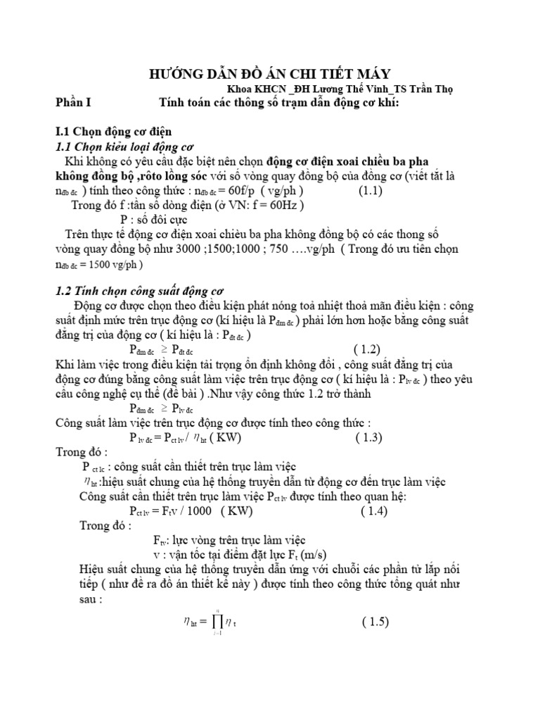 (123doc) - Huong-Dan-Do-An-Chi-Tiet-May | PDF