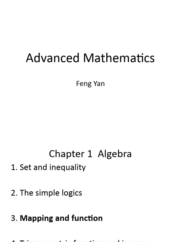 Mapping and Functions | Download Free PDF | Function (Mathematics) | Monotonic Function