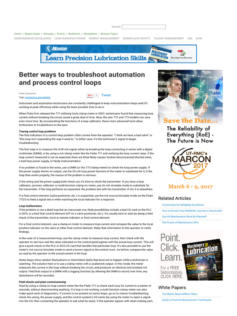 Better Ways To Troubleshoot Automation and Process Control Loops - pd8f ...