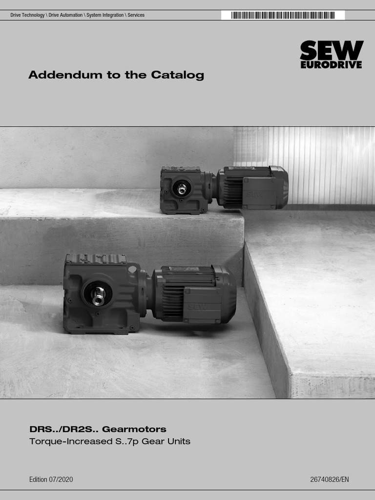Catalogo SEW | PDF | Gear | Electric Motor