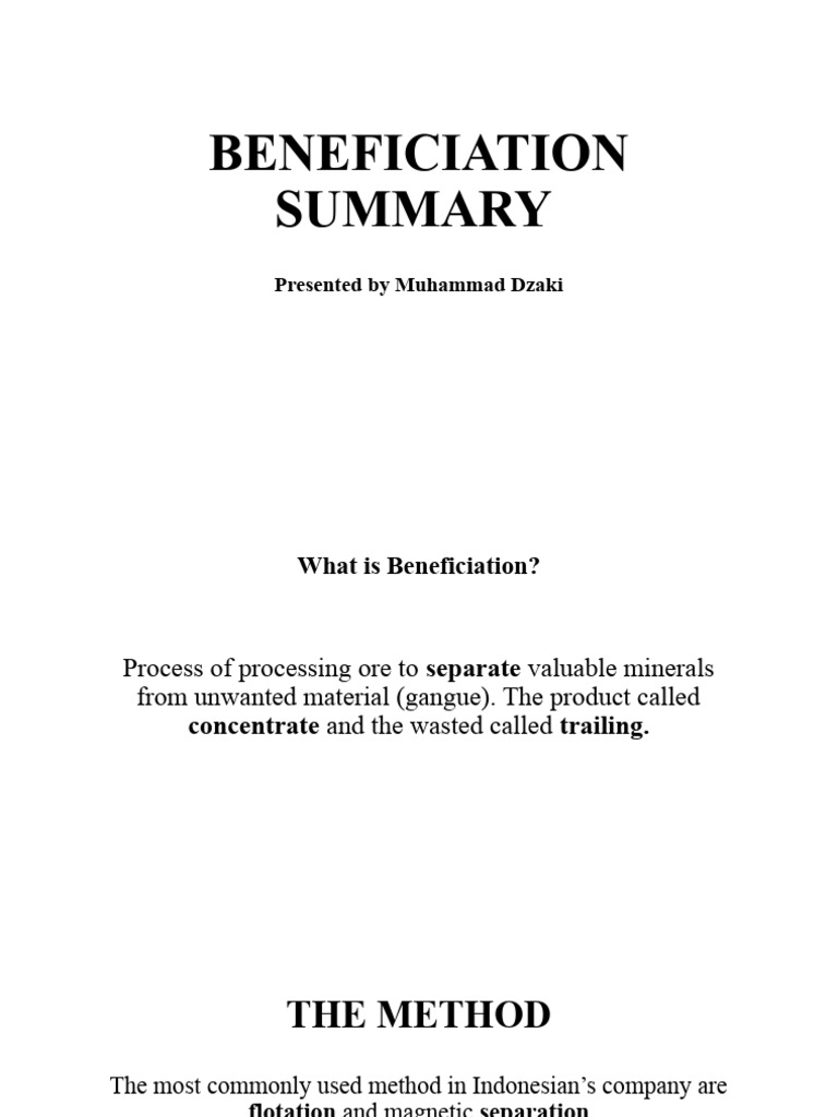 Benef Ication | PDF