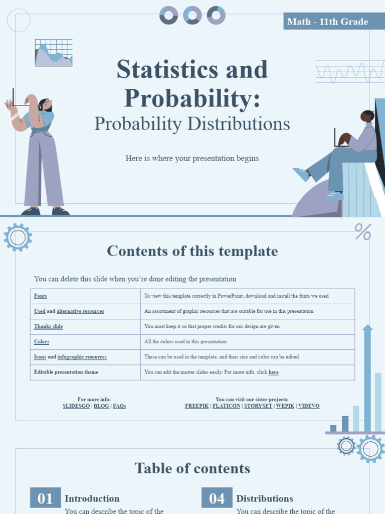 Statistics and Probability Probability Distributions Math 11th Grade ...
